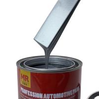 Quality M136 1K Medium Bright Silver Auto Paint Metallic Silver Car Paint Smooth Finish for sale