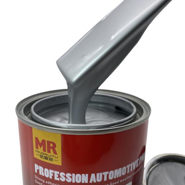 Quality M130 1K Extra Fine Silver Auto Paint Car Refinish Paints Weather Resistance for sale