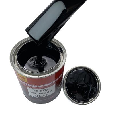 Cina M202 2K Miscela Nero Vernice per Rifinitura Automobilistica con Sfumatura Grigio-Giallastra Approvata OEM Diluente a Base Solvente Chroma Reducer in vendita