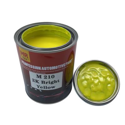 Cina M210 2K Tonalità Giallo Verde Brillante per Verniciatura Auto in vendita