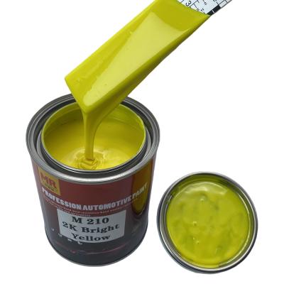 Cina M210 2K Tonalità Giallo Verde Brillante per Verniciatura Auto in vendita