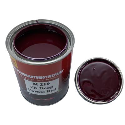 Cina M219 2K viola intenso rosso automotive rifinitura colorante blu-viola tinta base di cremisi in vendita