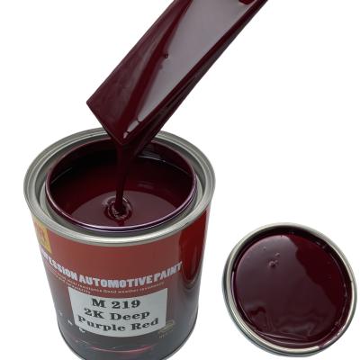 Cina M219 2K viola intenso rosso automotive rifinitura colorante blu-viola tinta base di cremisi in vendita