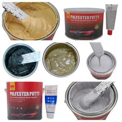 China Easy Polish Car Paint Filler Putty Fast Drying Hardener Car Scratch Repair Putty à venda