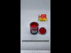 m105 bright red auto paint 1k basecoat car paint with metallic heat resistance