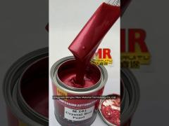 M161 1K Cristallo Rosso Perla Automotive Basecoat Luminous Scarlet Reflective Finish