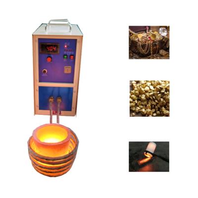 China Small Induction Melting Furnaced With Mould Attachments 2kg 5kg Smelting Gold  Silver  Copper and Tin for sale