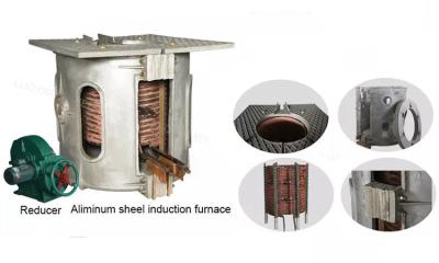 Cina Forno di fusione di piccolo di progetti 500KG industriale per media frequenza di induzione in vendita