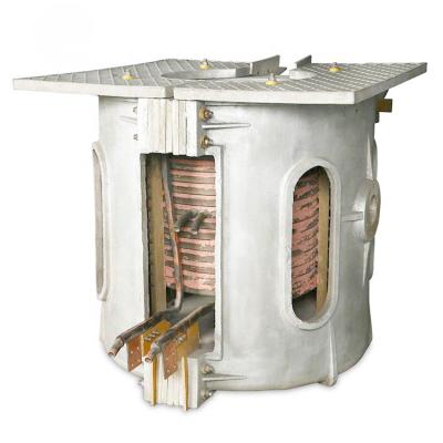 China 1800C 500kg Medium Frequency Induction Melting Furnace For Steel Melting for sale