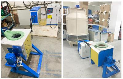 China 30-200A Induction Melting Furnace 1300 Degree Industrial Induction Heater for sale