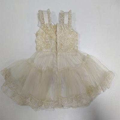 China Frida white lace dress for 18 inch vinyl collectable doll accessories for sale
