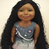 China Firda long curly hair american girl doll for 18 inch vinyl doll for sale