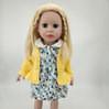 China Custom two-piece lace cotton doll skirt american girl doll dress for sale