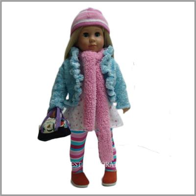 China long hair girl doll for 18 inch vinyl doll for sale