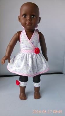 China Everyest Hot Sale doll dress 18 inch Doll clothes fit American girl dol for sale