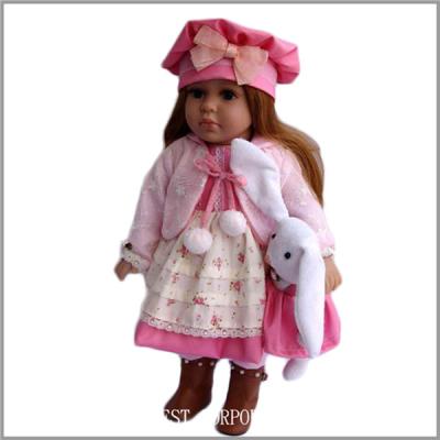 China High temperament and lovely kids 18 inch american girl doll for sale