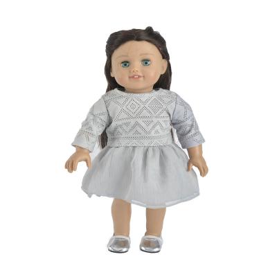 China matching dresses for 18 young girl doll cloth for sale