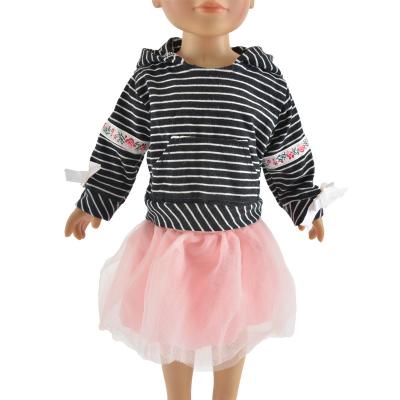 China 2019 princess 2 pcs suit kids dress for 18 inch american girl doll clothes for sale