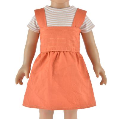 China 2019 wholesale trendy cotton 18 inch dress up games doll clothes for sale