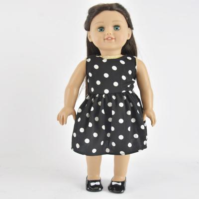 China wholesale mini black doll dress 15 inch baby girl doll clothes for sale