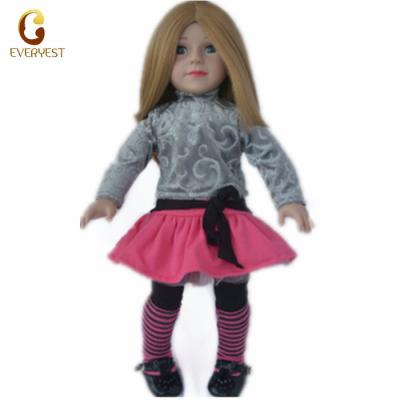 China Custom wholesale kids toys brown vinyl american dolls for sale