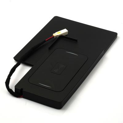 China 10W Qi Magnetic Car Wireless Charger For Audi A4 A5 with 3 coins fast chargers for sale