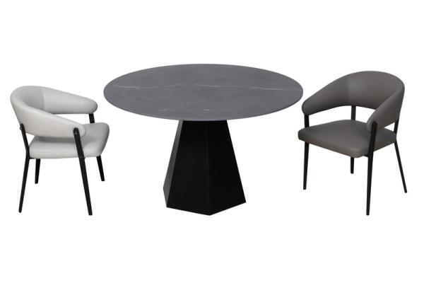 Quality 1200mm Diameter Modern Dining Room Table Wear Resistance For Home Use for sale