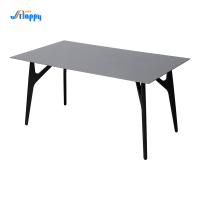 China 1500*850mm Modern customized Ceramic top Dining Table, knock-down, indoor type for sale