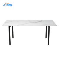 China 1800*850mm Modern custom Ceramic top Dining Table, knock-down, fixed type for sale