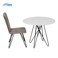 China Diameter 900mm contemporary custom Ceramic top Dining Table, K/D,flat packed for sale