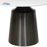 Quality Metal Frame Round Kitchen Table Fire Resistant With Contemporary Type for sale