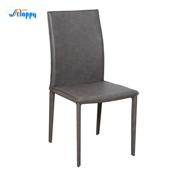 Quality Contemporary Modern Leather Side Chair Customized For Dining Room Dc-7511 for sale