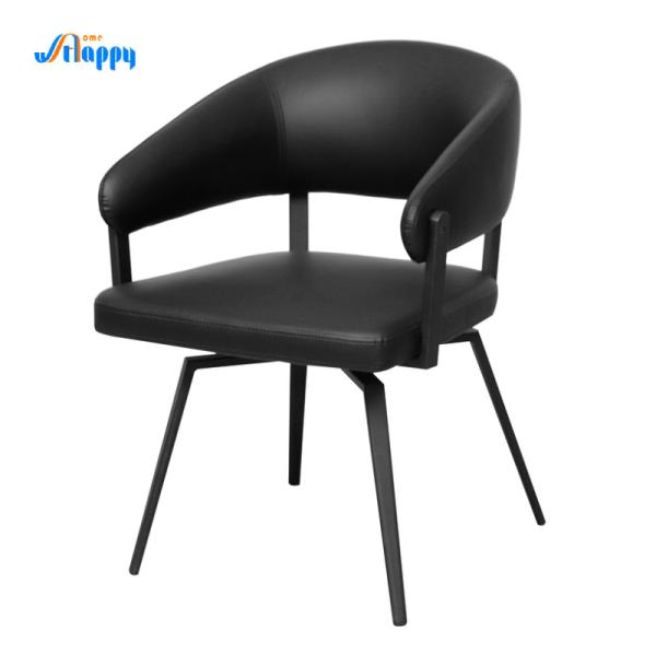 Quality Easy To Clean Modern Swivel Chair Impact Resistant With Iron Base Dc-7531 for sale