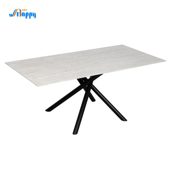 Quality 1800*900mm Contemporary Cut to Size Ceramic Kitchen Tables, K/D, Fixed Type DT-1030 for sale