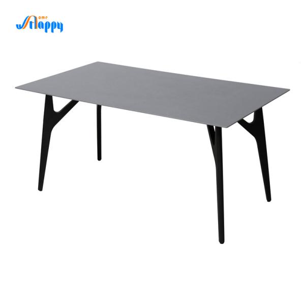 Quality 1500mm length Ceramic Top Dining Table Long Lasting With RTA Design DT-988 for sale