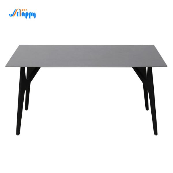 Quality 1500mm length Ceramic Top Dining Table Long Lasting With RTA Design DT-988 for sale