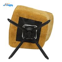 Quality Contemporary Real Leather Swivel Dining Arm Chair Dc-7536 With Modern Design for sale