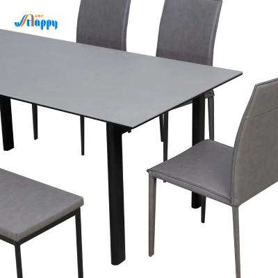 중국 1650mm 세라믹 직사각형 식탁 가족용 오래 지속 DT-996-165 판매용