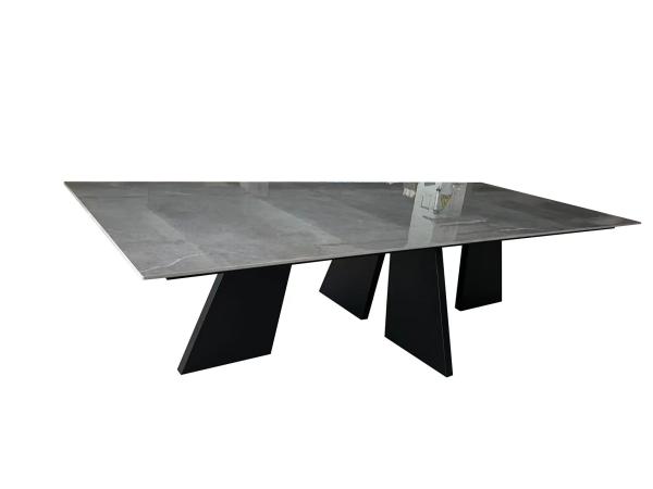 Quality 3000mm Contemporary Ceramic Top Dining Table DT-1029 Customized Knock Down for sale