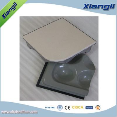 China FS662 Cement infill steel raised floor Ceramic finish,610mmX610mmX35mm for sale