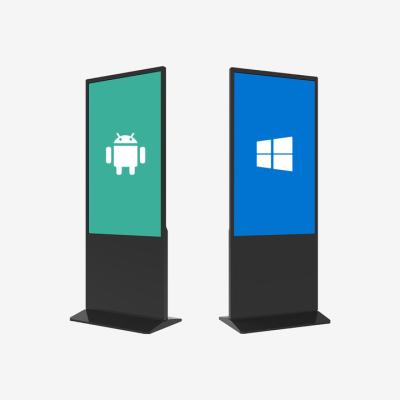 China 32 43 50 55 65'' Floor Standing Touch Screen Kiosk Android LED Advertising Machine for sale