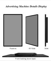 China 1920 X 1080 Resolution Wall Mounted Digital Display Screen 350cd/M2 50'' for sale