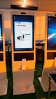 Quality Visual Angle 89998999 Digital Touch Panel Kiosk Black White Customized Features for sale