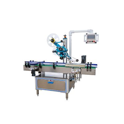 Cina Food flat surface jar bottle lid labeling machine packaging gift box label applicator in vendita