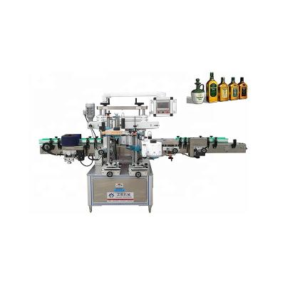 Cina Food 4 Sides 1 Label Juice Square Bottle Labeling Machine in vendita