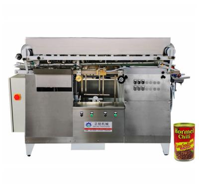 Cina Food Hot Melt Glue Labeling Machine for Tin Can in vendita
