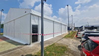 China Duurzaam sport evenement Marquee tent voor veldcoaching en strategie kamers Te koop