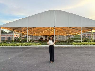Cina Tenda per magazzini con spazioso layout interno in vendita