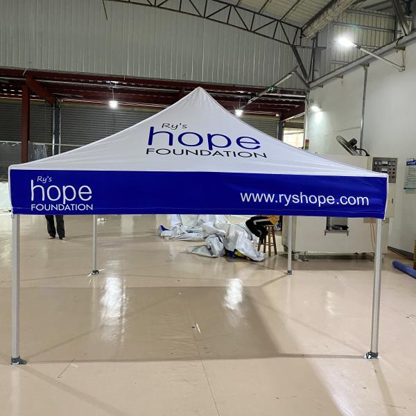 Quality 3x3m Folding Tent Pop Up Canopy with sublimation printed artwork for sale