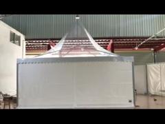 Premium High Peak Party Tent Aluminium Pagoda Tent Met Brandbestendige UV Beschermende PVC